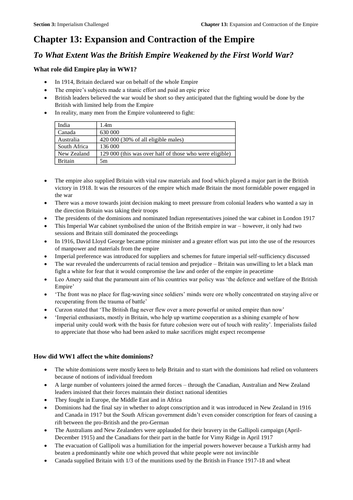AQA A Level History: 1J The British Empire - Complete Set | Teaching ...