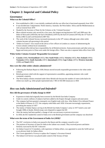 AQA A Level History: 1J The British Empire - Complete Set | Teaching ...