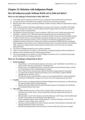 AQA A Level History: 1J The British Empire - Complete Set | Teaching ...