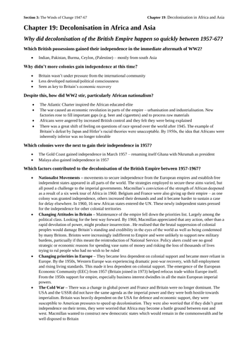 AQA A Level History: 1J The British Empire - Complete Set | Teaching ...
