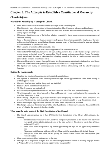 AQA A Level History: 2H France in Revolution - Complete Set | Teaching ...