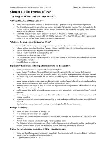 AQA A Level History: 2H France in Revolution - Complete Set | Teaching ...