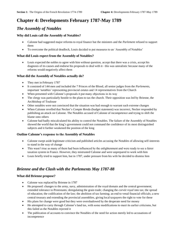 AQA A Level History: 2H France in Revolution - Complete Set | Teaching ...