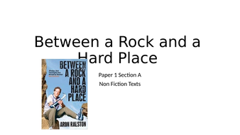 Between a Rock and a Hard Place analysis activity, IGCSE Edexcel ...