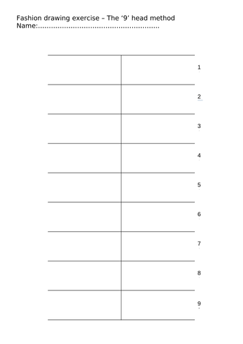 Introduction to fashion drawing lesson PPT | Teaching Resources