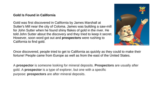 The California Gold Rush | Teaching Resources