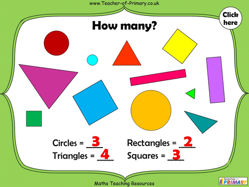 2D Shapes - Year 1 | Teaching Resources