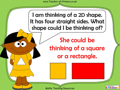 2D Shapes - Year 1 | Teaching Resources