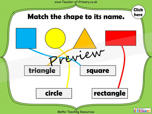 2D Shapes - Year 1 | Teaching Resources