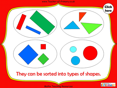 Sorting 2D Shapes - Year 1 | Teaching Resources