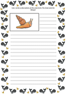 The Snail and the Whale Character Description | Teaching Resources