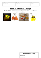 Year 7 Design and Technology booklet and PPT in line with new 1-9 GCSE ...