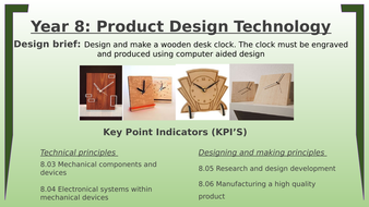 Year 8 Design and Technology booklet and PPT in line with new 1-9 GCSE ...