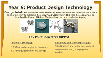 Year 9 Design and Technology booklet and PPT in line with new 1-9 GCSE ...