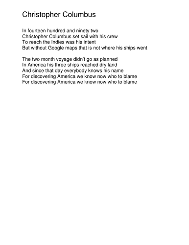 Christopher Columbus - Total Song Pack | Teaching Resources