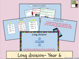 Maths long division- Year 6 | Teaching Resources