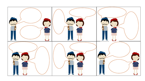 French / Spanish comic strip | Teaching Resources
