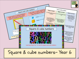 Maths- square & cube numbers- Year 6 | Teaching Resources