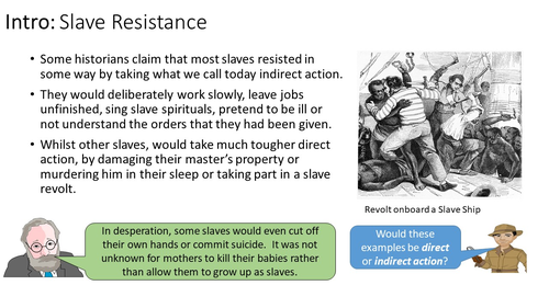 Slave Revolts 1600 - 1885 | Teaching Resources