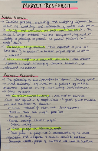 Meeting Customer needs | Teaching Resources