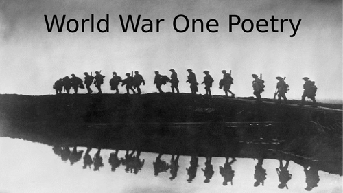 World War 1 Poetry for KS3 KS4 | Teaching Resources