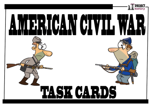 American Civil War Task Cards | Teaching Resources
