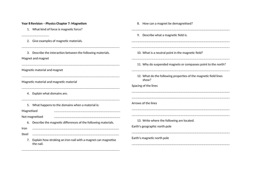 Cambridge Checkpoint and Beyond - Physics Secondary 1 (Year 8 ...