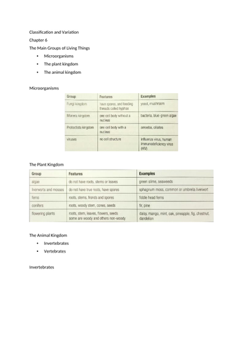 Cambridge Science Checkpoint 3 Notes | Teaching Resources