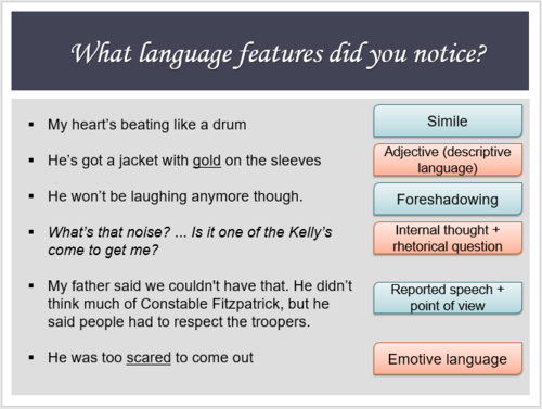 Ned Kelly English Unit - How to write a short story (using excerpts from Chapter 4 of Black ...