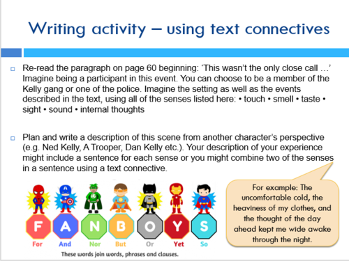 Ned Kelly English Unit - Black Snake - Chapter 5 | Teaching Resources