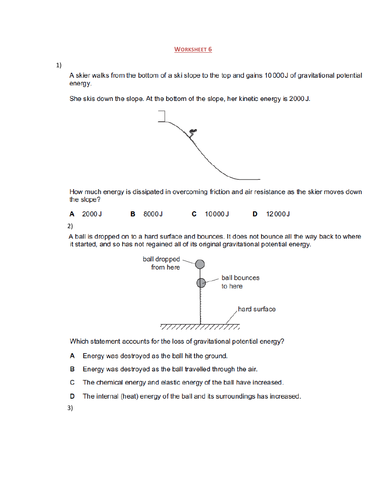 IGCSE Energy Transfers (CIE) | Teaching Resources IGCSE Energy Transfers (CIE) | Teaching Resources