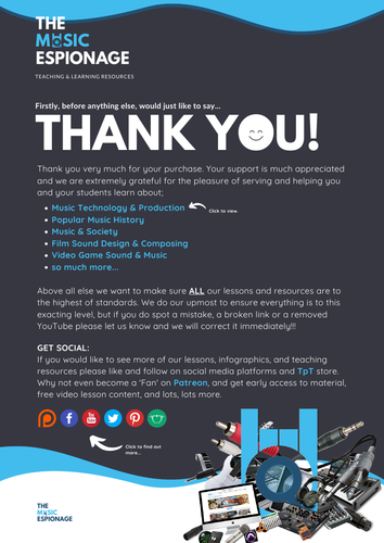 History of Video Game and Music-BUNDLE | Teaching Resources