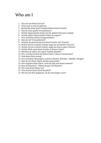 GCSE German Speaking Questions + Recordings | Teaching Resources