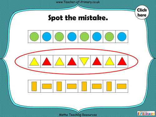 2D and 3D Shape Patterns - Year 1 | Teaching Resources