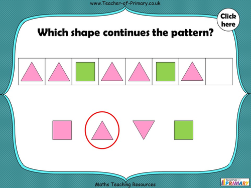 2D and 3D Shape Patterns - Year 1 | Teaching Resources