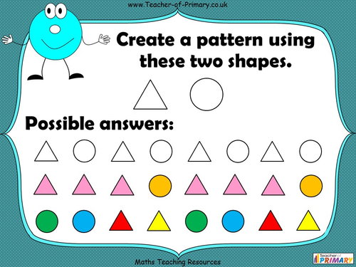 2D and 3D Shape Patterns - Year 1 | Teaching Resources