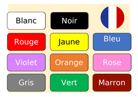 Colours French - Les couleurs by up675170 | Teaching Resources