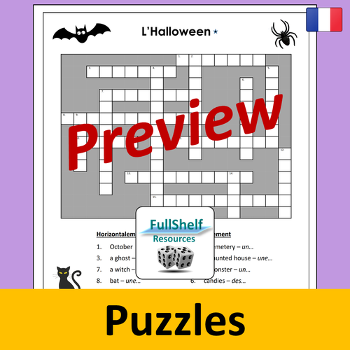 French Halloween Worksheets | Teaching Resources