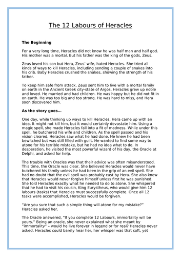 Ancient Greek Religion/Mythology | Teaching Resources