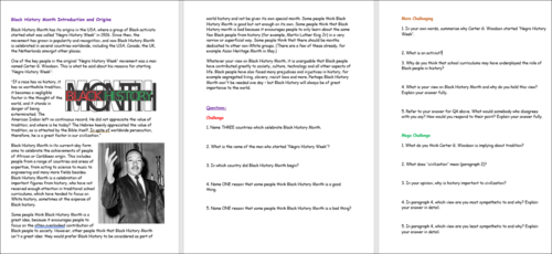 Black History Month | Teaching Resources