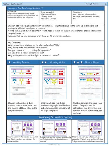 Year 3- Week 4 - Addition and Subtraction Differentiated Worksheets ...