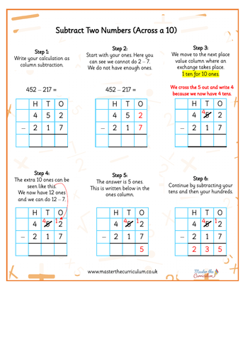 Year 3- Week 4 - Addition and Subtraction Differentiated Worksheets ...