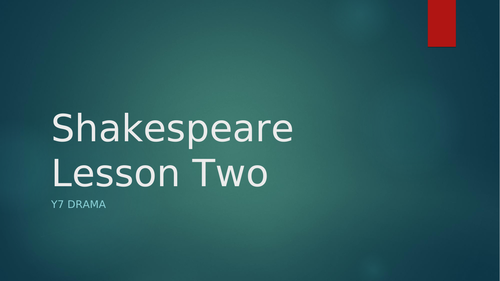 Drama - KS3 Introduction to Shakespeare - 5 Lesson SOW | Teaching Resources