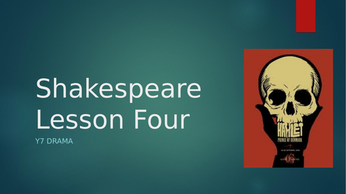 Drama - KS3 Introduction to Shakespeare - 5 Lesson SOW | Teaching Resources