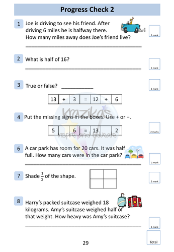AQA Entry Level 1 Maths - Fractions Workbook | Teaching Resources