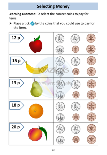 Money: AQA Entry Level 1 Maths | Teaching Resources