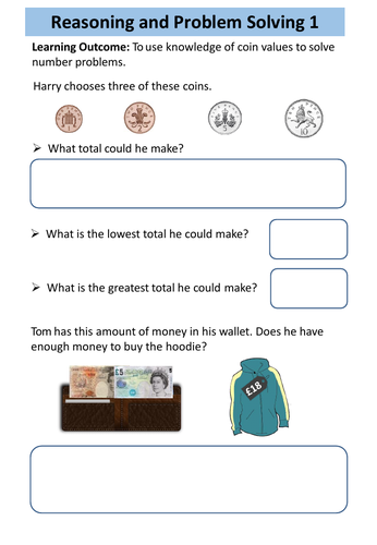 Money: AQA Entry Level 1 Maths | Teaching Resources