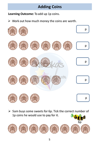 Money: AQA Entry Level 1 Maths | Teaching Resources