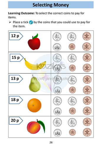 Money: AQA Entry Level 1 Maths | Teaching Resources