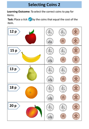 Money: AQA Entry Level 1 Maths | Teaching Resources